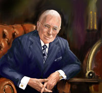 Herbert W. Armstrong, founder and pastor general of the Worldwide ...